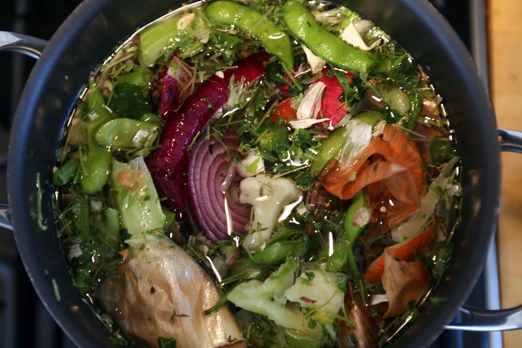 Make Vegetable Stock from Scraps and Trimmings - Eating Rules
