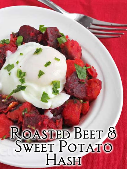 Roasted Beet and Sweet Potato Hash - Eating Rules