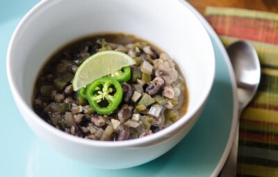 Black and White Orca Bean Chili